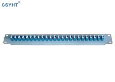 China 24 SC LC Port Fiber Optic Adapter Panel for sale