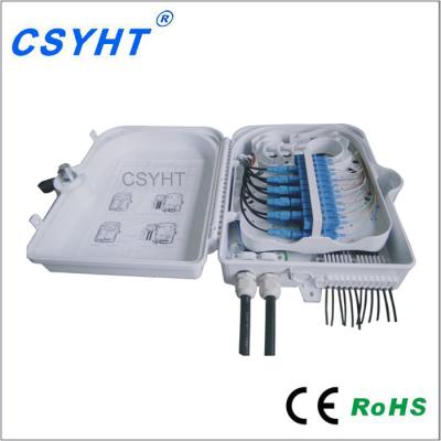China 24 Cores SC PLC Splitter FTTH Fiber Optic Terminal Box for sale
