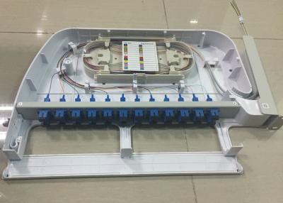 China High Quality Plastic ABS Metrial Rotary Fiber Patch Panel Rack Mount ODF for sale