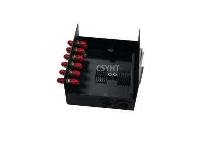 China Aluminum 6Fo-24Fo 12SC SX Din Rail Ftth Distribution Box FTTH FTTX for sale