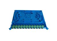 China ODF ABS Plastic FTTX 12Fo 24Fo Fiber Optic Splice Trays for FTTH FTTX solutions for sale