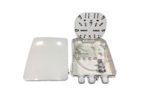 China SC SX Adapter IP54 ABS PC 8FO FTTH Termination Box Black white color for sale