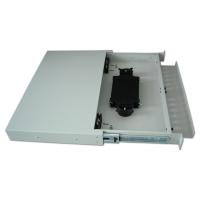 China ODF 19'' 1U Sliding 48LC 24SC Fiber Optic Distribution Box for sale
