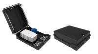 China SC Adatpers ABS Plastic 144FO IP65 Fiber Optic Terminal Box for sale
