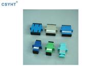 China Zirconia Sleeves FTTH SC UPC Fiber Optic Connectors With Flange for sale