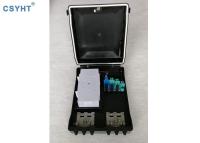 China FTTB 144FO Fiber Optic Connective Box With 24SC Pigtail for sale