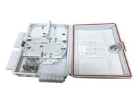 China 1x8 IP65 PP Plastic 12cores PLC Splitter Distribution Box for sale