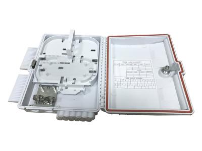 China 1x8 IP65 PP Plastic 12cores PLC Splitter Distribution Box for sale