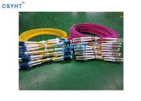 China SC/UPC SM DX G657A2 2.0mm LSZH 10m Fiber Optic Pigtail for sale
