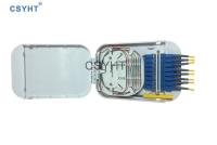 China FTTH 8 SC Wall Mount 8 Cores Fiber Optic PLC Splitter Box for sale