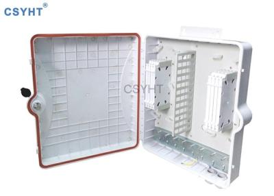 China Waterproof IP65 ABS 192 Fibers PG21 Cable FTTH Terminal Box for sale