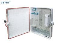 China Waterproof IP65 ABS 192 Fibers PG21 Cable FTTH Terminal Box for sale