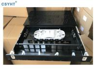 China 48fo Plastic Fiber Optic Patch Panels 2U FTTB 19 Inch 96 Cores CATV LC for sale