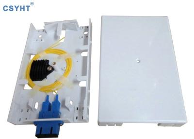 China 8mm Cable SC Duplex 12fibers Wall Mounted Splice Module for sale