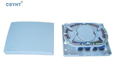 China Wall Mounted 4 Fibers SC LC FTTH Optic Terminal Box for sale