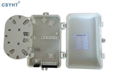 China LC 1x4 PLC Splitter IP65 Pole Mounted Terminal Box ABS plastic for sale