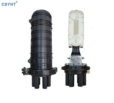 China FTTX Aerial Hanged 144core Fiber Optic Splice Enclosure for sale