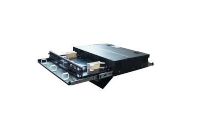 China Fiber Optic 48fibers 2U Sliding LGX Patch Panel for sale