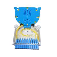 China 12 Port  SC FC LC ST FTTX FTTB Fiber Optic DIN Box for sale
