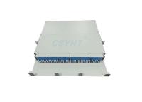 China 144C MPO Sliding Fiber Patch Panel With LC Quad Adapter data center solutions application for sale