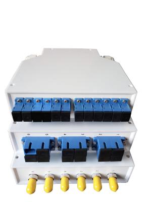China CATV 12 Ports Ftth Terminal Box With SC Adapter for sale