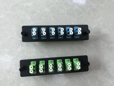 China Cold Roll Steel SC LC 12fo 6fo Lgx Adapter Panel 130*30mm for sale
