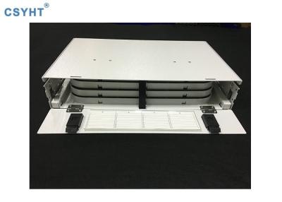 China SC Adapter 2U 19 Inch Rack Mount Patch Panel ODF 48 Cores for sale