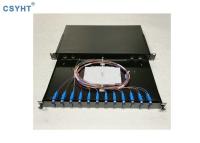 China Rack Mountable IP20 12 SC Fiber Optic Patch Panel12 Port 1U 19