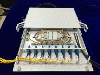 China FTTX Abs Sliding Patch Panel 24 SC FTTB Plastic Sliding Enclosure for sale