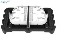 China Inline 96-144F Screw Aerial Fiber Optic Closure With Ground Wire for sale