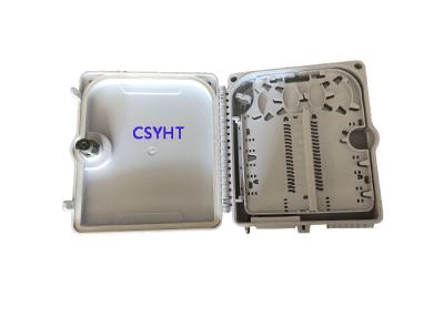 China Outdoor 2in 12out 12C FTTX FTTH Fiber Splicing Box IP65 White grey black for sale
