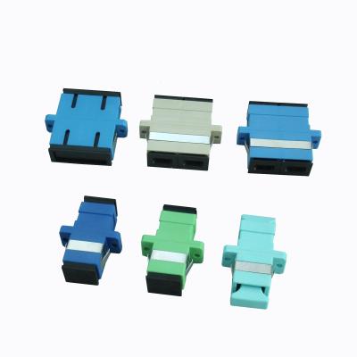 China Zirconia Sleeve SC LC FC ST OM3 10gb Fiber Optic Adatper for sale