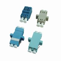 China Zirconia Sleeve SC LC FC ST OM3 10gb Fiber Optic Adatper for sale