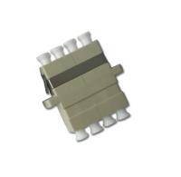 China Zirconia Sleeve SC LC FC ST OM3 10gb Fiber Optic Adatper for sale