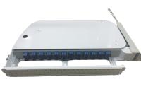 China 120FO 1U ODF Fiber Optic Patch Panel UL 94-V0 ABS Rotary Type for sale