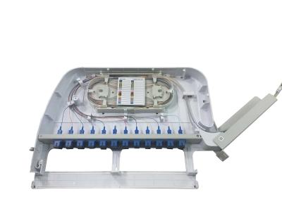 China Abs 24SC FTTB Patch Panel  19 Inch 1U CATV FTTH Rack Mount Enclosure for sale