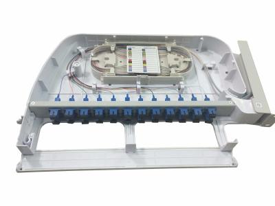 China 120FO 1U ODF Fiber Optic Patch Panel UL 94-V0 ABS Rotary Type for sale