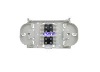 China ODF 12FO 24FO Fiber Splice Cassette For Fiber Patch Panel ABS PP black white color for sale