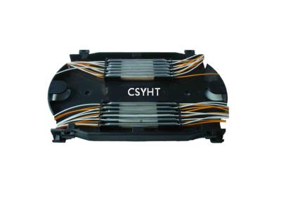 China ABS 12 Slots 24FO Fiber Splice Trays Cable splicing connection soltuions for sale