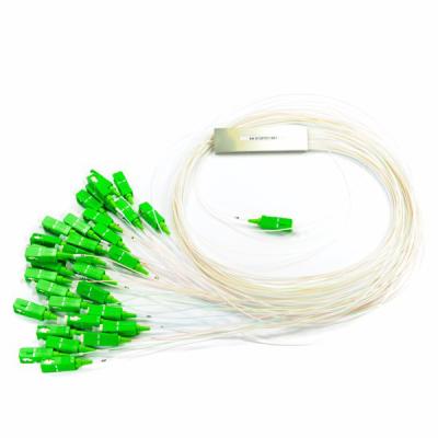 China 1X16 PLC 1310nm Fiber Optic Splitter G657A1 Gpon Epon SC APC UPC for sale