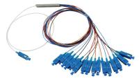 China 1310nm FTTH FTTX FTTB Audio Cable Splitter 1x2 PLC for sale