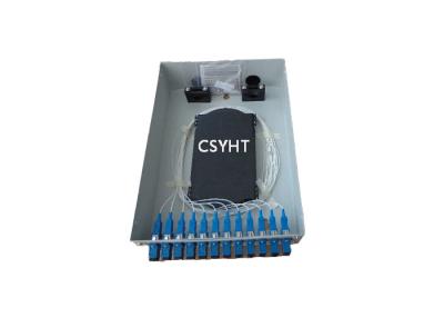 China SGS FTTH 12Fo Fiber Optic Distribution Box For SC ST LC FC FTTX for sale