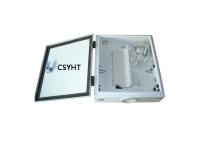 China Wall Mounted FTTX SC CATV 12C Fiber Optic Terminal Box for sale