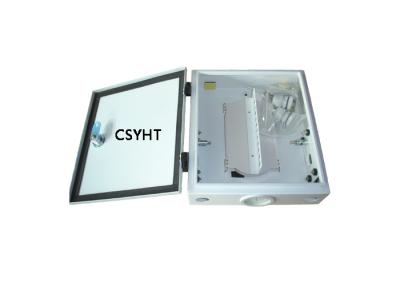 China Wall Mounted FTTX SC CATV 12C Fiber Optic Terminal Box for sale