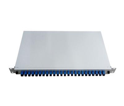 China 12FO Rack Mount 1u 24fibers Splicing Patch Panel for sale
