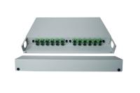 China FTTX 1u 19inch 24cores Fixed Mounted Patch Panel CATV for sale
