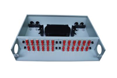 China Rack Mounted ODF 48cores Fiber Optic Dictribution Frame for sale