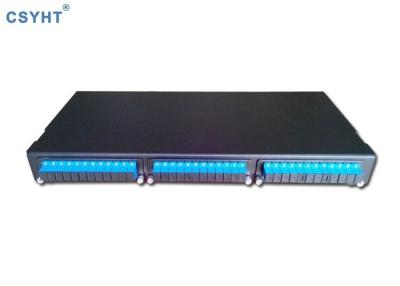 China 24cores MPO To LC LGX Module 1U MPO MTP Cassette for sale