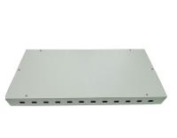 China 1U Height Fiber Optic Patch Panel FTTB For Cable Splicing for sale