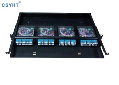 China Cold Roll Steel 1U UHD MPO/MTP-LC 96 Fibers Patch Panel for sale